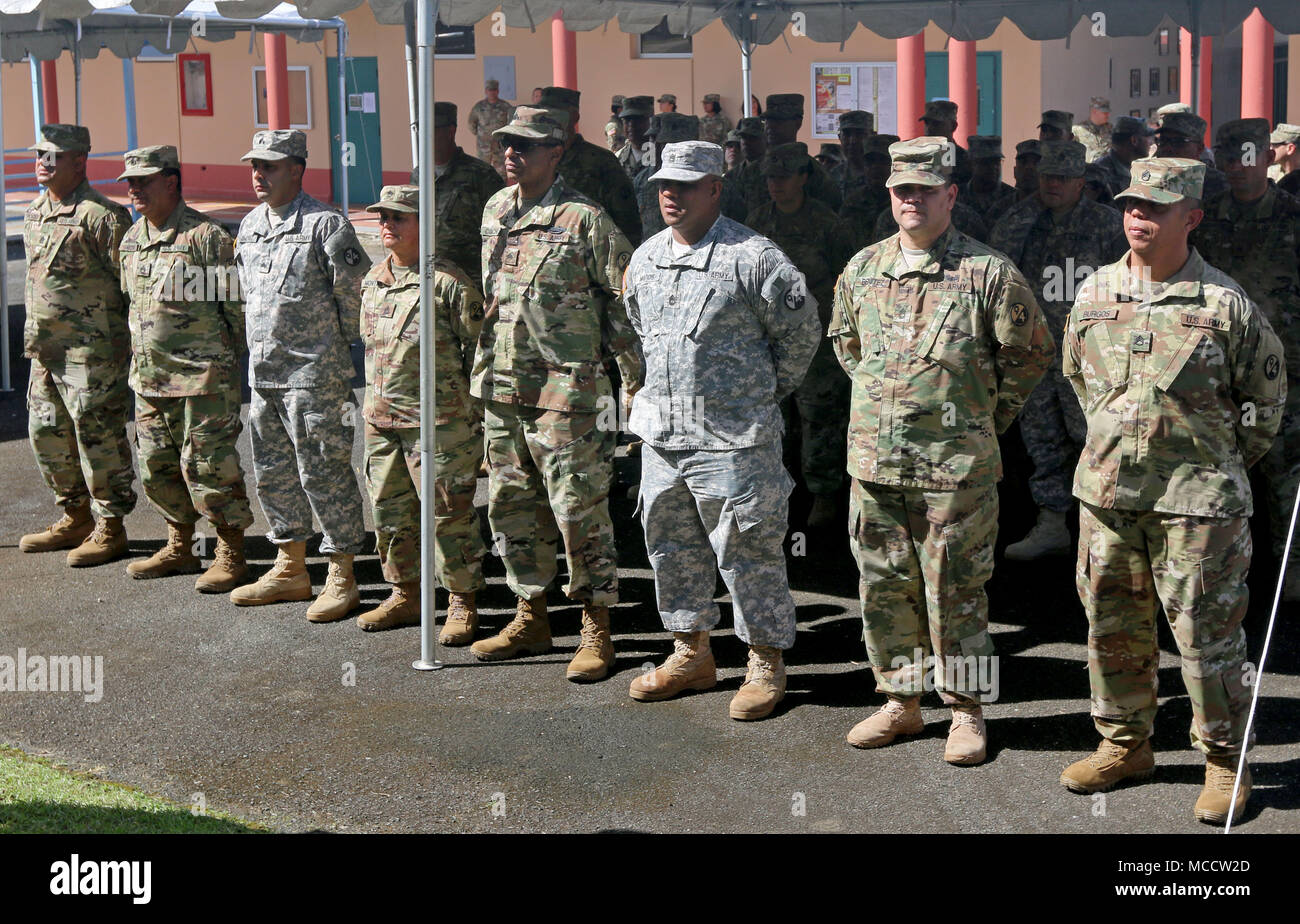 Soldiers from the 94th Training Division stationed on Ft. Buchanan ...