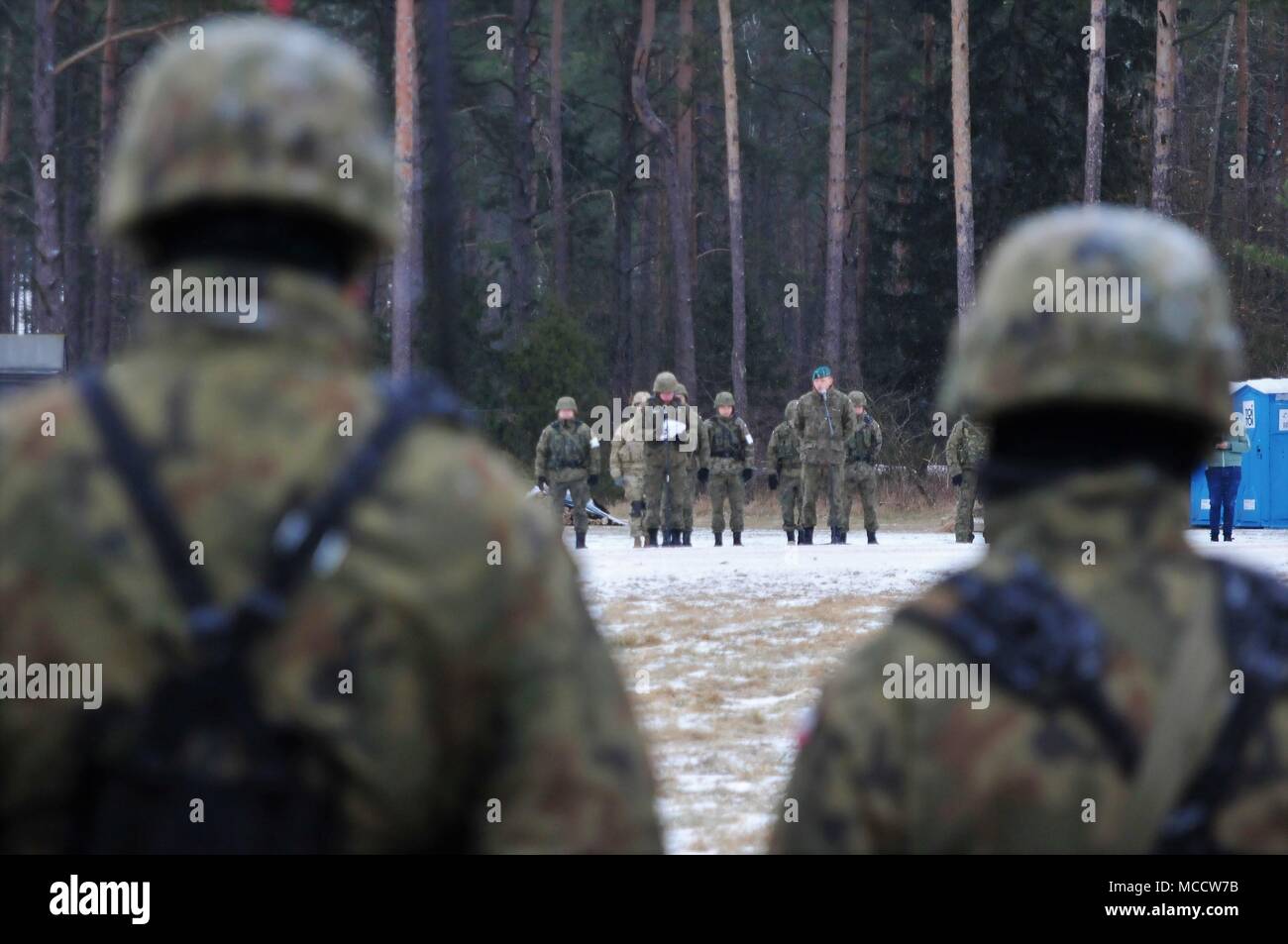 Polish soldiers, assigned to the 15th Mechanized Brigade and Battle ...
