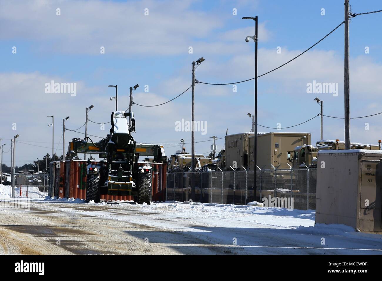 Rough terrain container handler loader hi-res stock photography and ...
