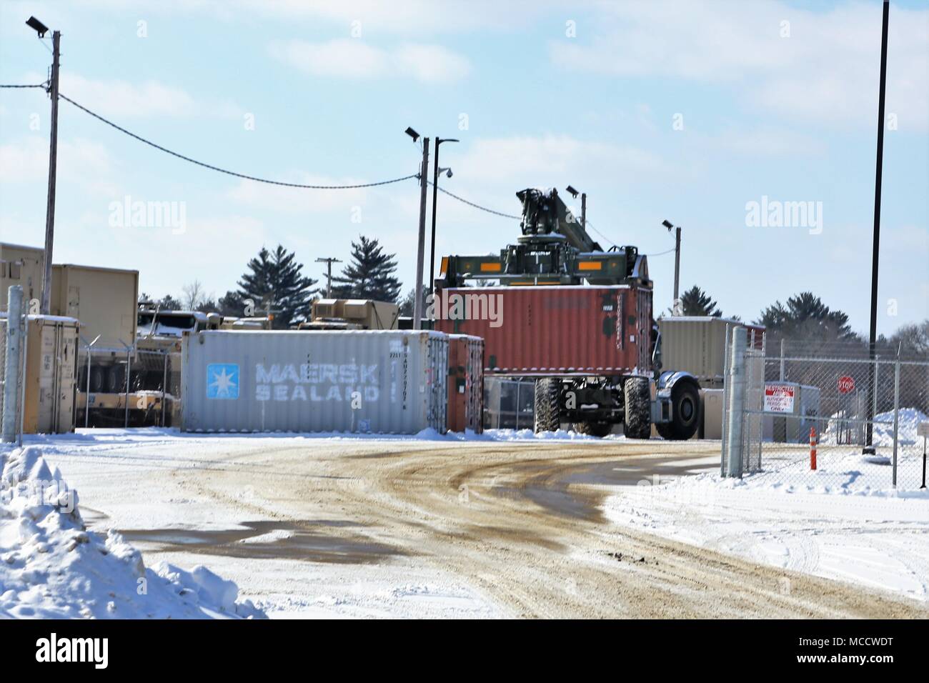 Rough Terrain Container Handler Loader High Resolution Stock ...