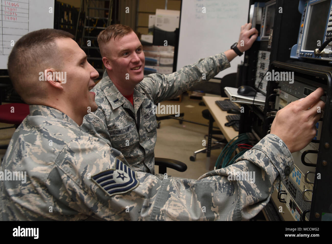 First Lt. Kyle Longchamps, assistant flight commander for adversary ...