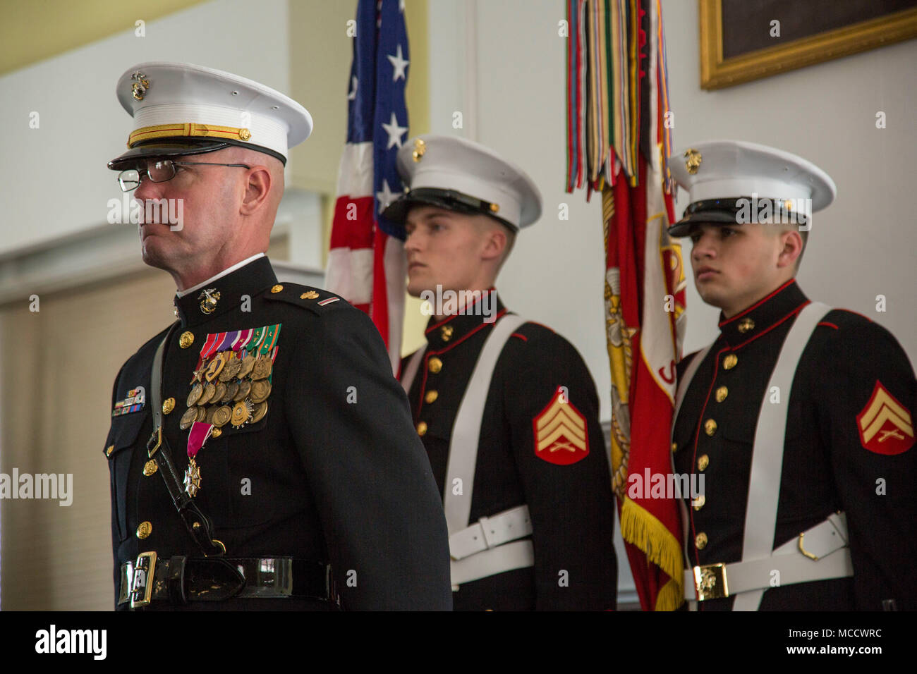 U.S. Marine Corps CWO5 Christian P. Wade, gunner, 2nd Marine Division ...