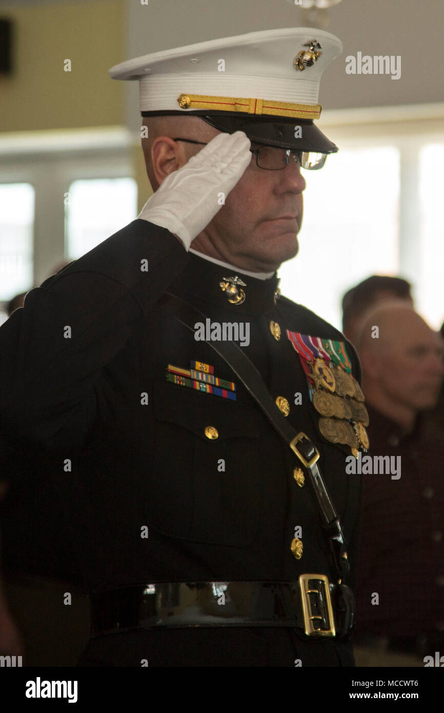 U.S. Marine Corps CWO5 Christian P. Wade, gunner, 2nd Marine Division ...