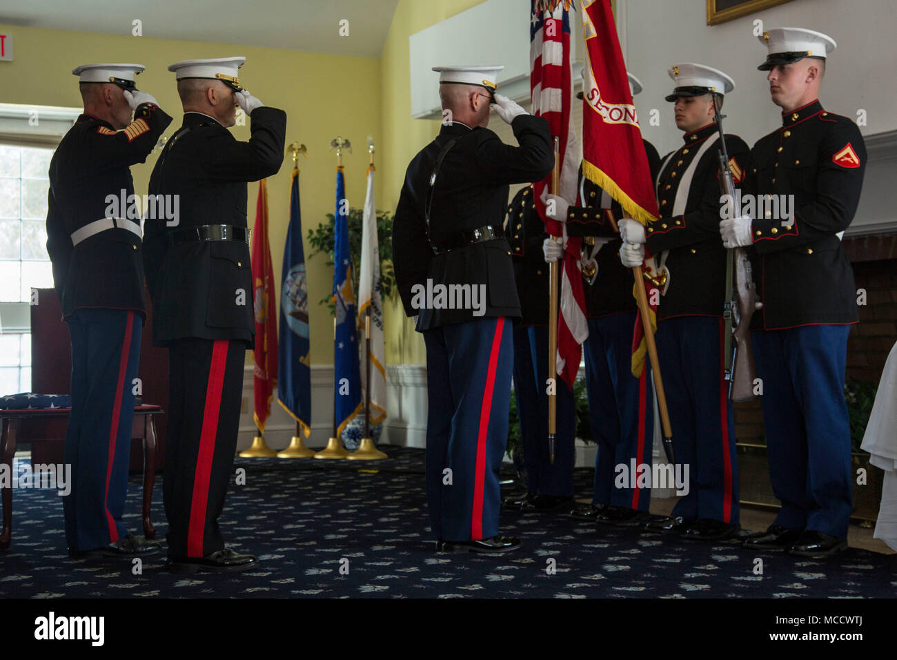 U.S. Marine Corps CWO5 Christian P. Wade, gunner, 2nd Marine Division ...