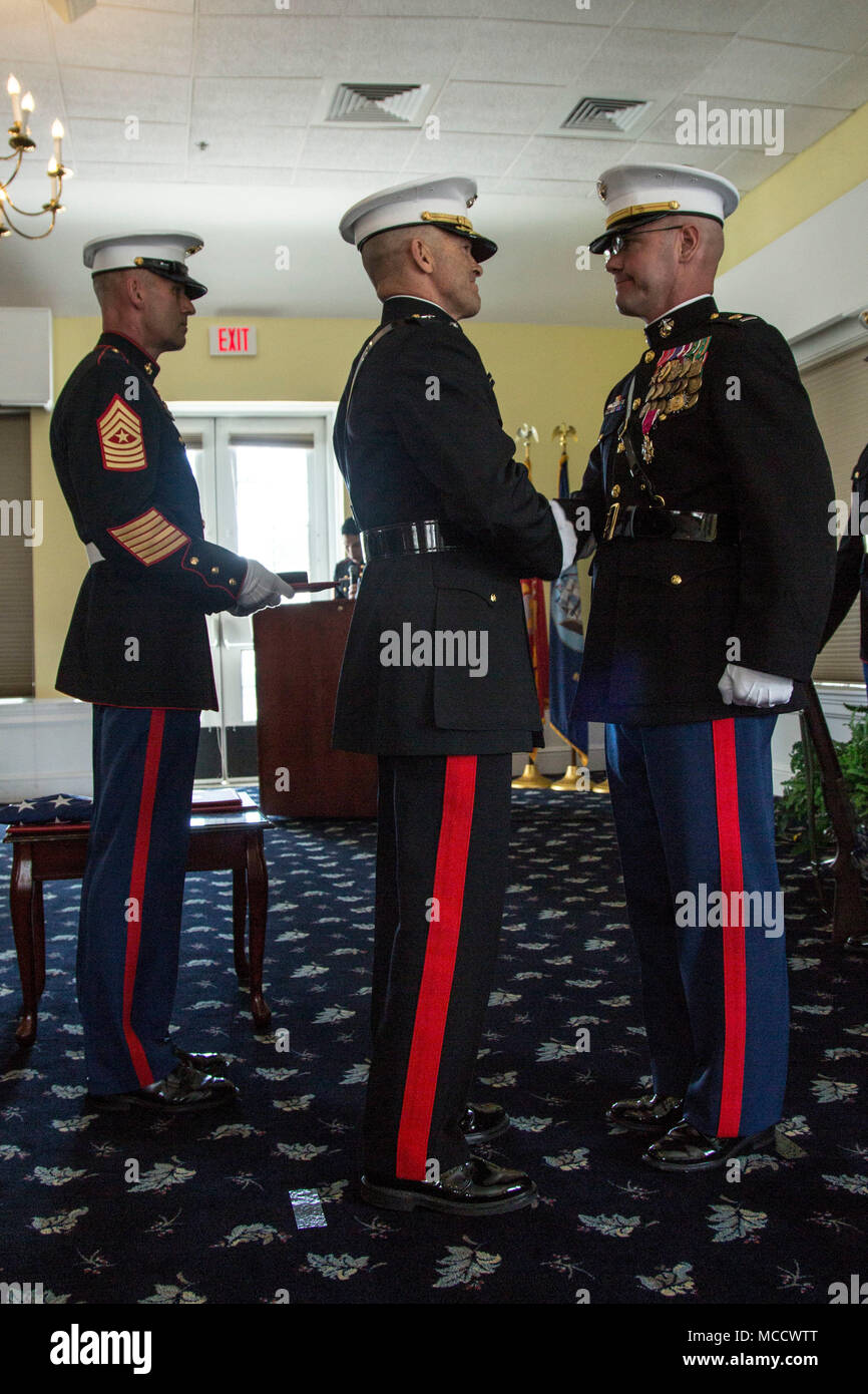 U.S. Marine Corps CWO5 Christian P. Wade, gunner, 2nd Marine Division ...