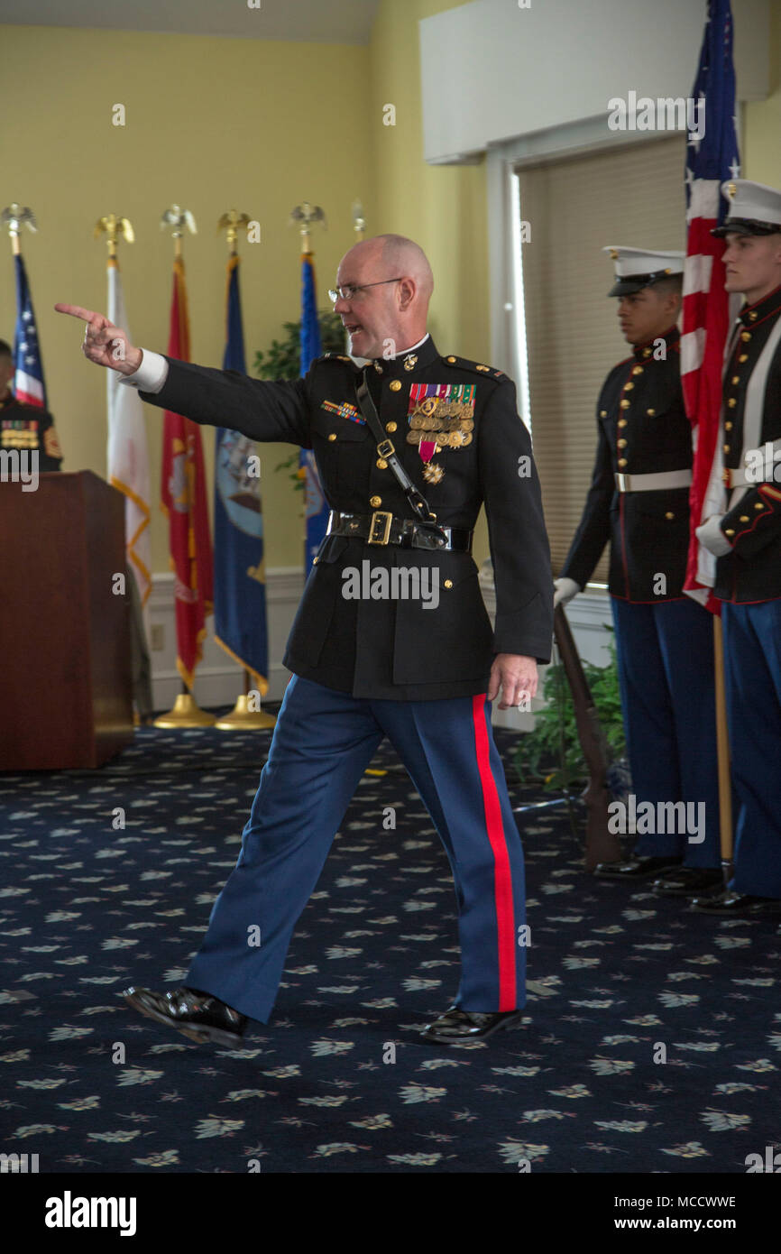 U.S. Marine Corps CWO5 Christian P. Wade, gunner, 2nd Marine Division ...
