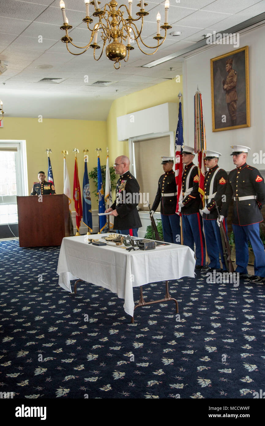 U.S. Marine Corps CWO5 Christian P. Wade, gunner, 2nd Marine Division ...