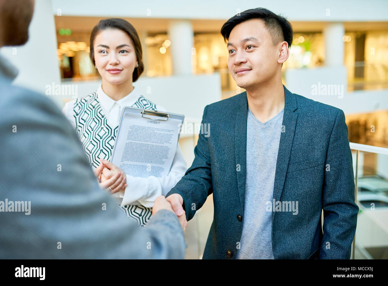 Successful completion business meeting hi-res stock photography and ...