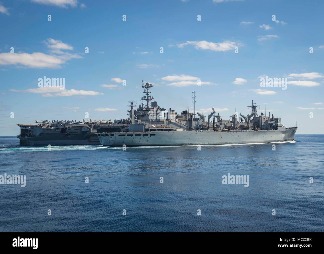 180206-N-UB406-0360 ATLANTIC OCEAN (Feb. 06, 2018) The aircraft carrier ...