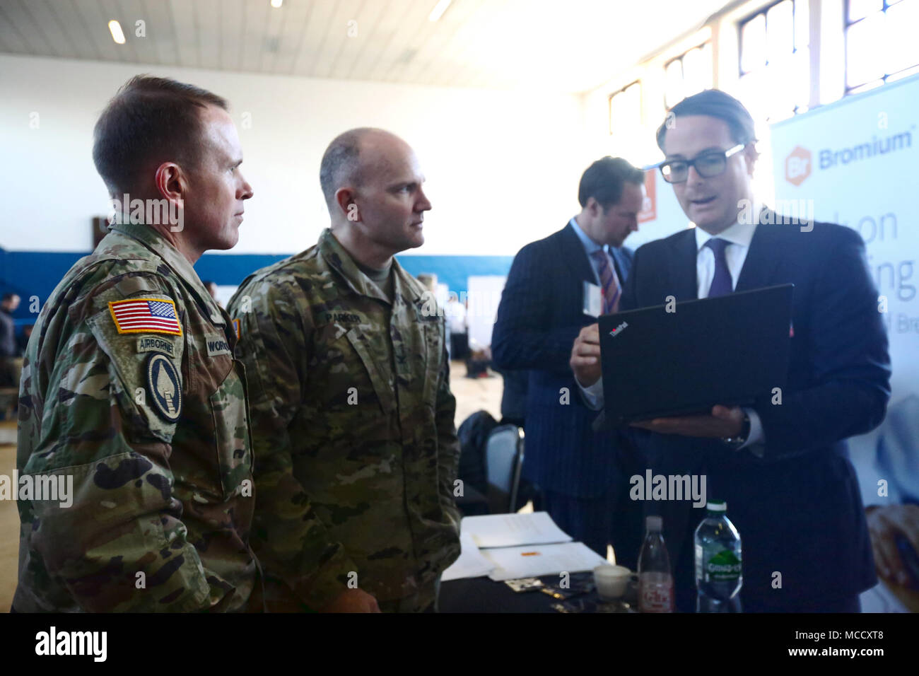 U.S. Army Col. Jeff Worthington, commander of 2nd Theater Signal ...