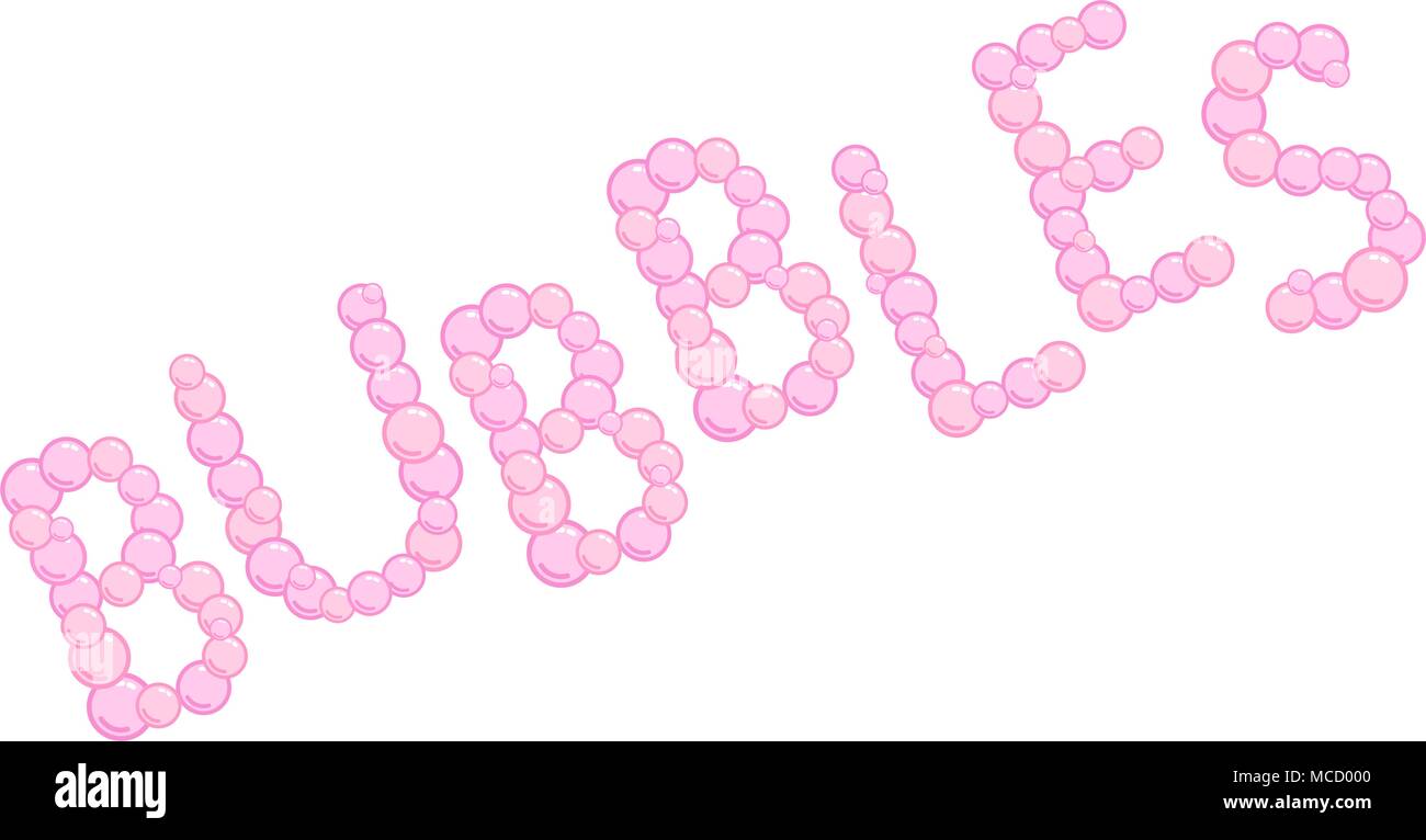 Pink bubble gum vector Cut Out Stock Images & Pictures - Alamy