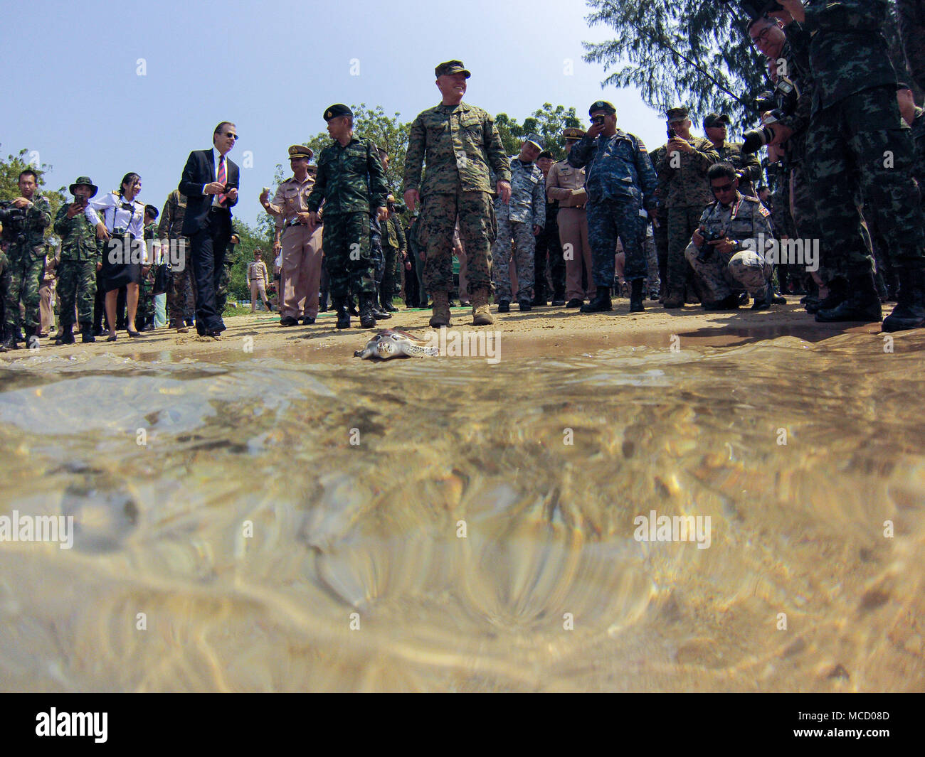 U.S. Marine Corps Lt. Gen. Lawrence Nicholson, commanding general, III ...