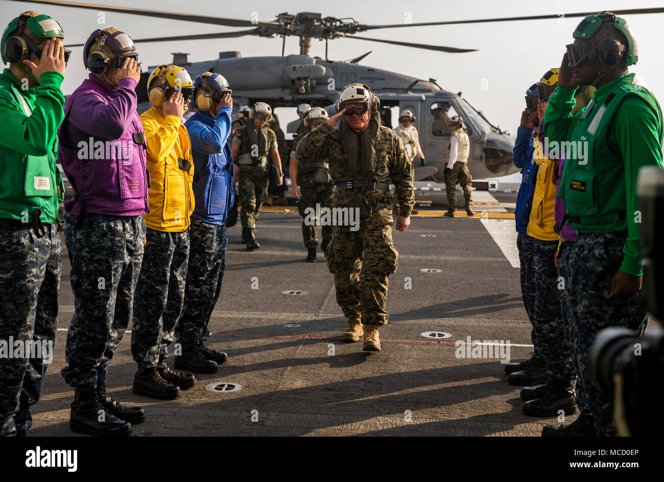 U.S. Marine Lt. Gen. Lawrence Nicholson, Commanding General of 3rd ...