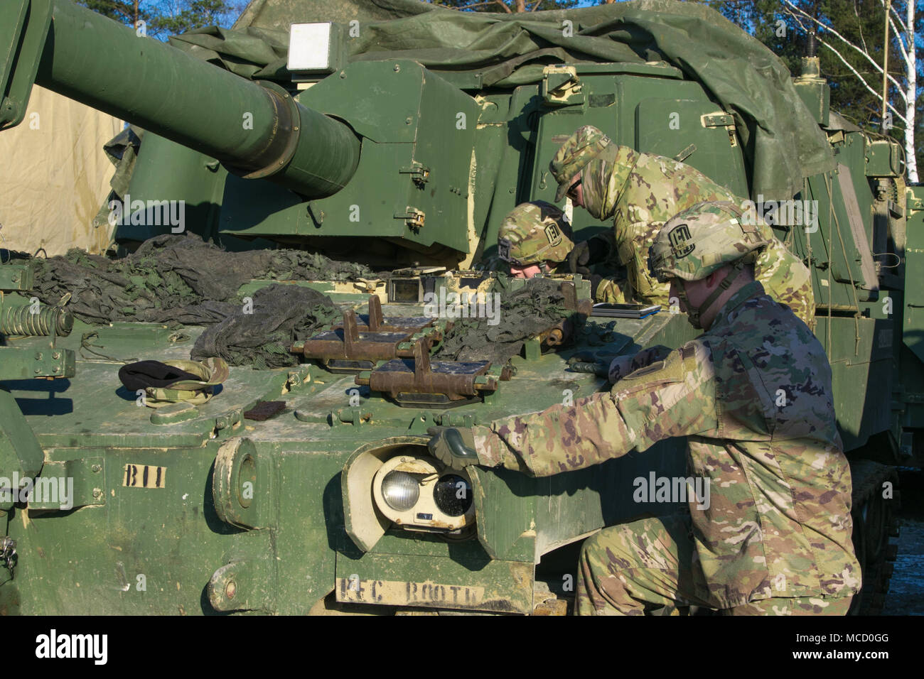 Staff Sgt. Stephen Capizzi (top), a section chief with 1st Battalion ...