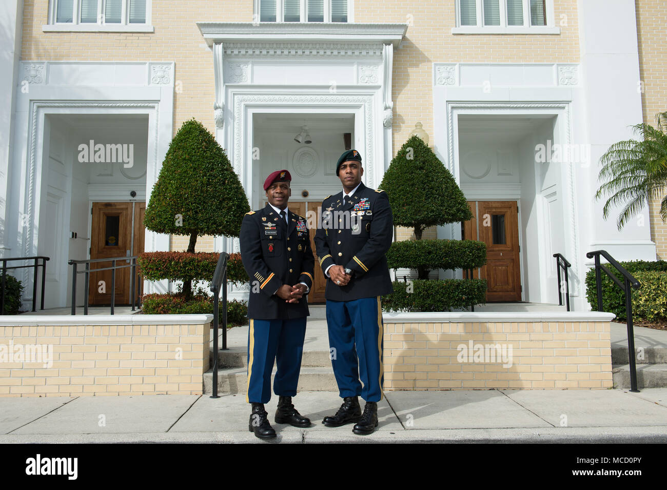 Army Cols. Joe Funderburke and Michael McLendon, both members of U.S ...