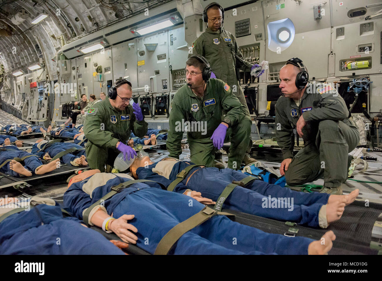 Aeromedical evacuation crews from the 183d and 156th aeromedical ...