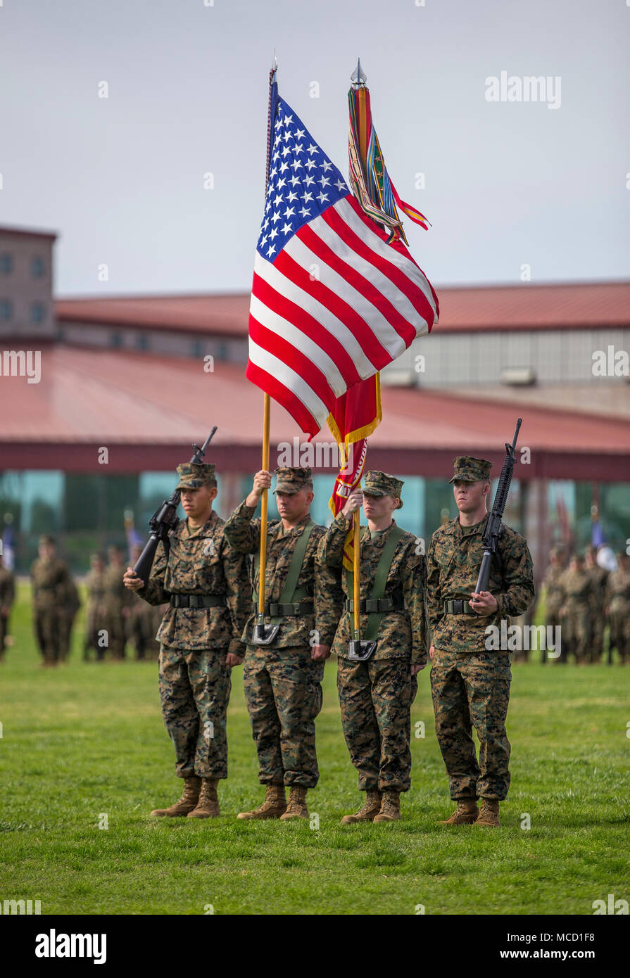 U.S. Marines and Sailors with 1st Marine Logistics Group participate in ...