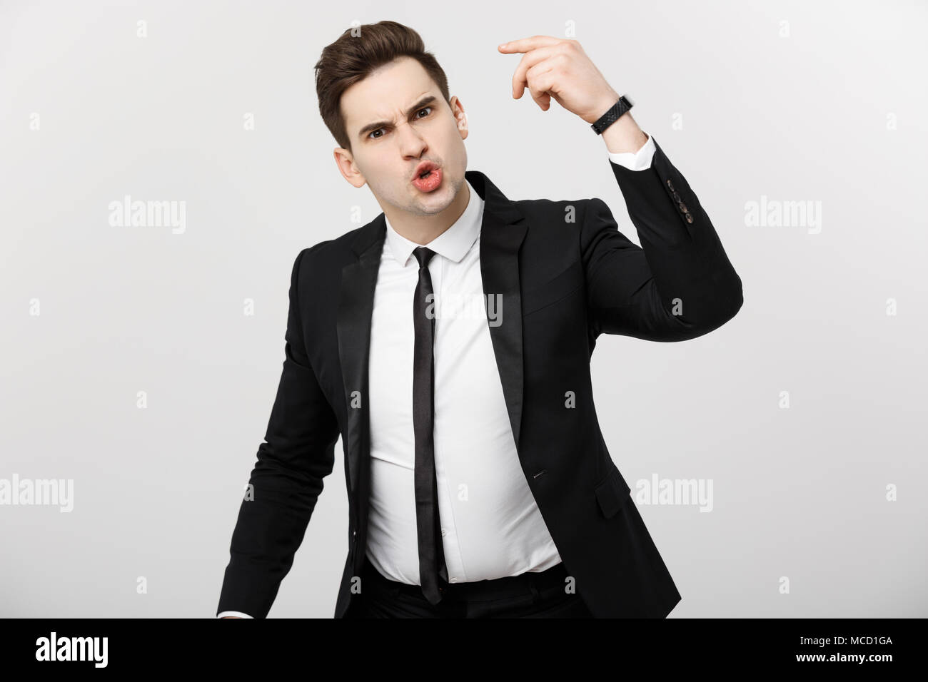 Yelling at camera hi-res stock photography and images - Alamy