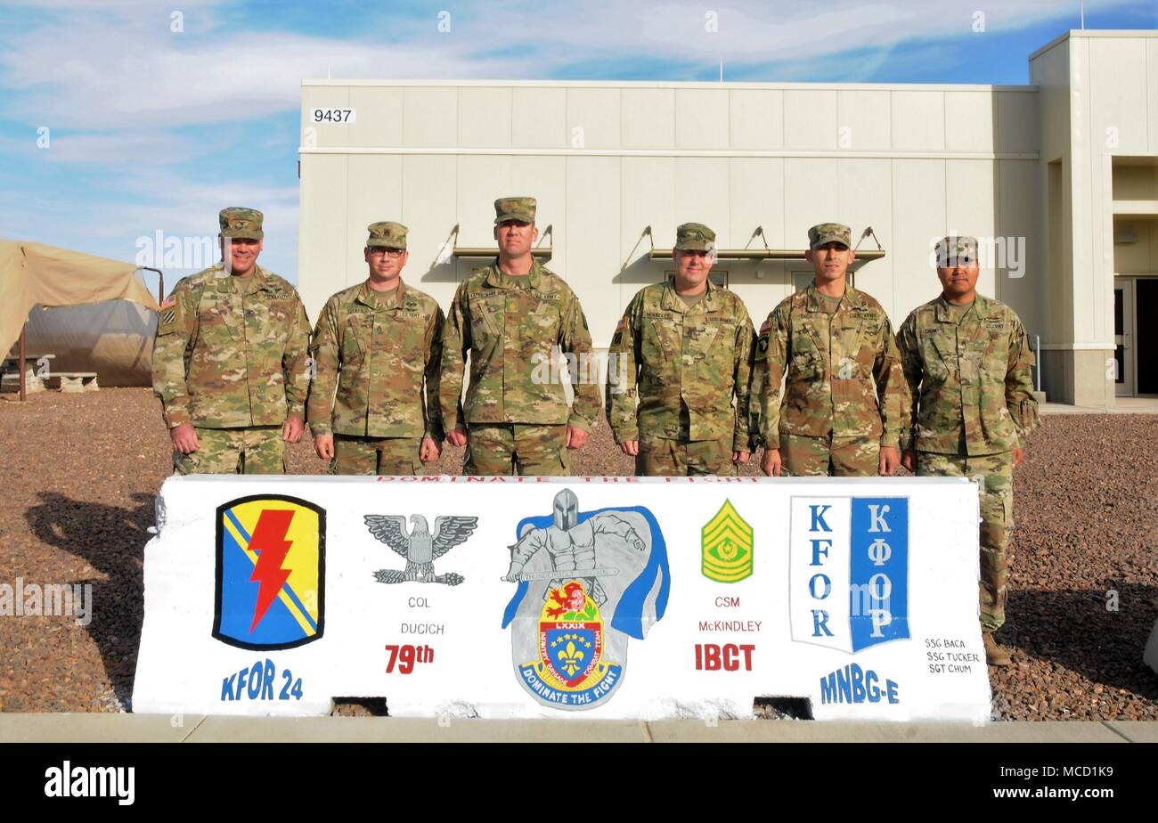 Soldiers from the Cal Guard's 79th Infantry Brigade Combat Team painted ...