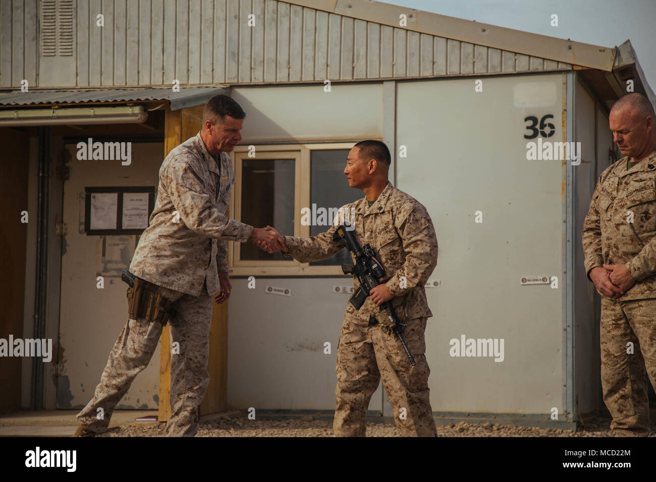 U.S. Marine Lt. Gen. William D. Beydler, commanding general of Marine ...