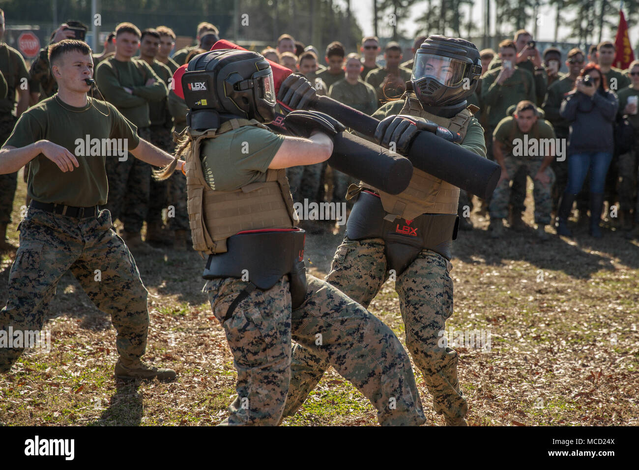 U.S. Marines with Marine Wing Communication Squadron (MWCS) 28 compete ...