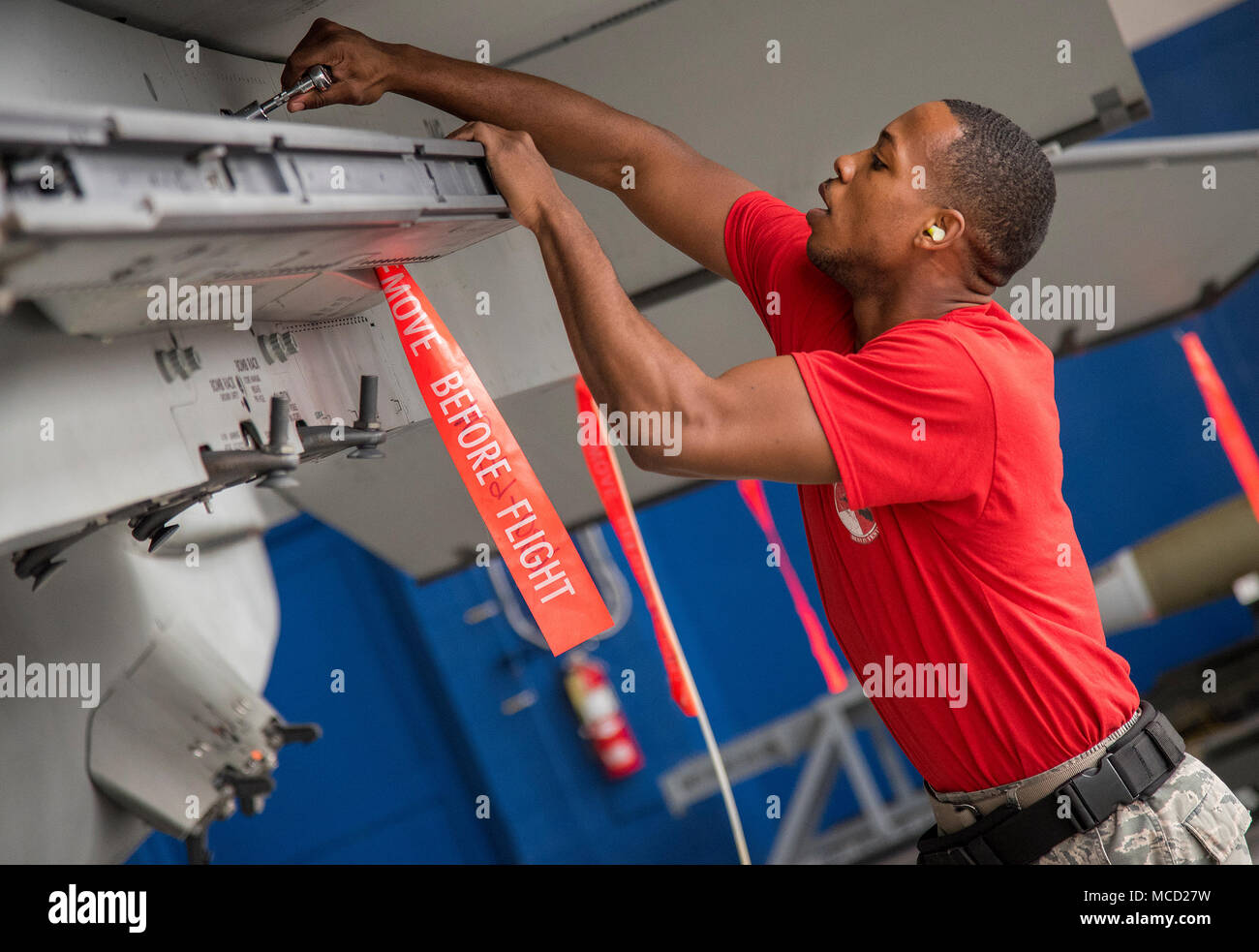 Senior Airman Jeremy Noel, 96th Aircraft Maintenance Squadron Red Crew ...