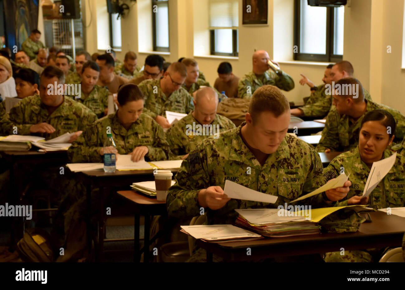 Norfolk, Va. (February 15, 2018) Sailors from Coastal Riverine Squadron ...