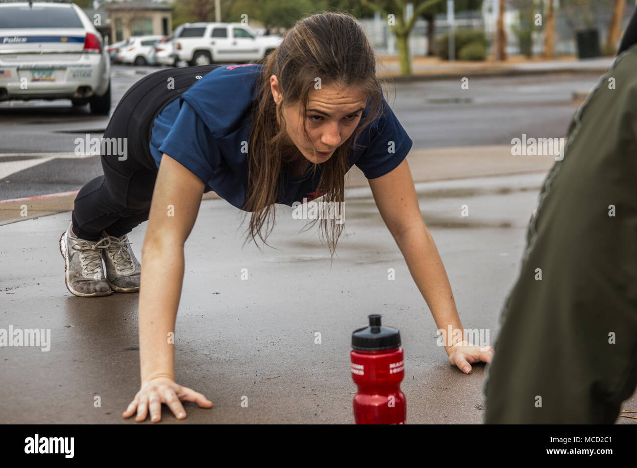 U.S. Maines with Recruiting Station Phoenix conduct an Initial Strength ...