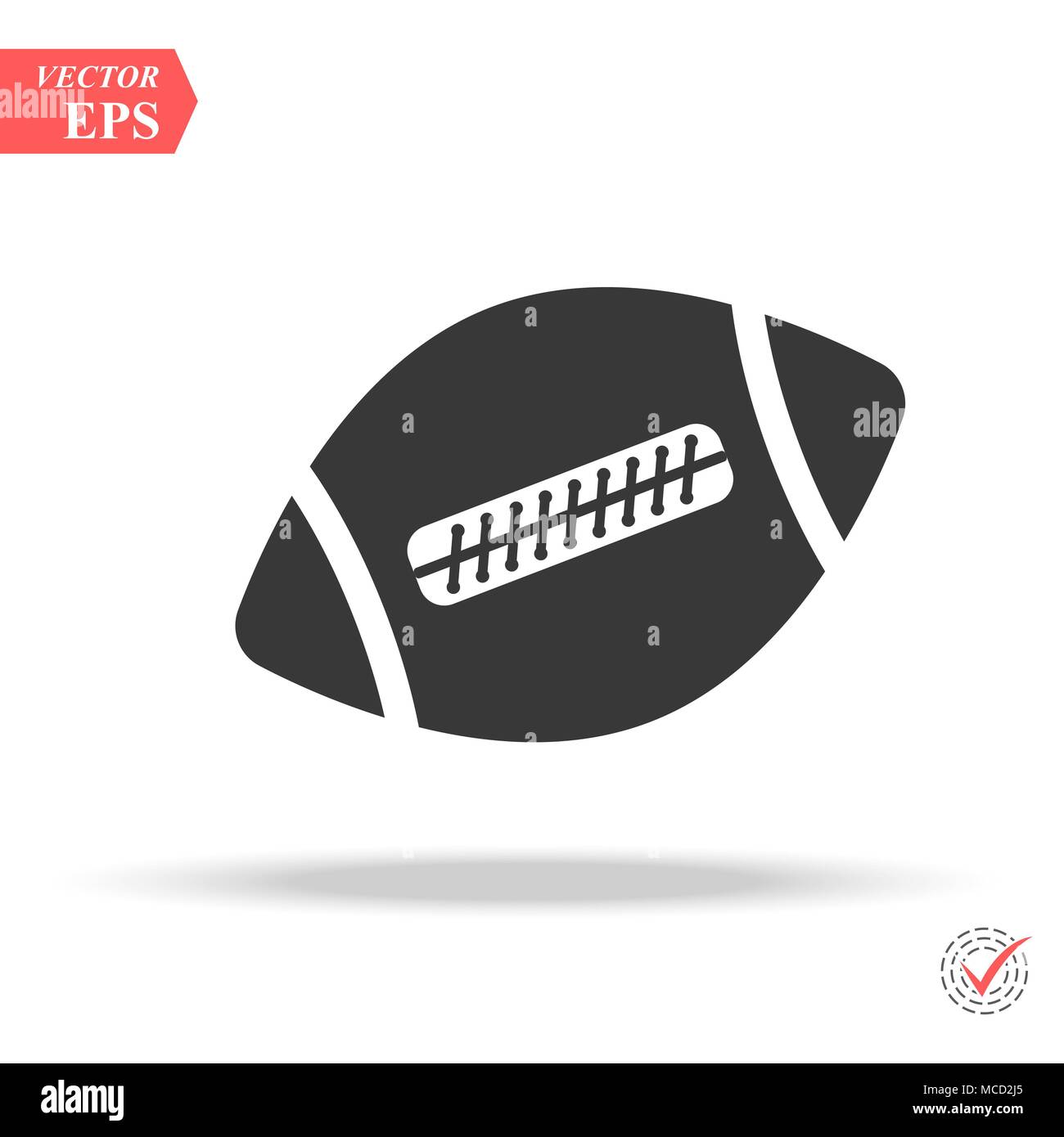 american football icon black isolated on white background eps Stock ...