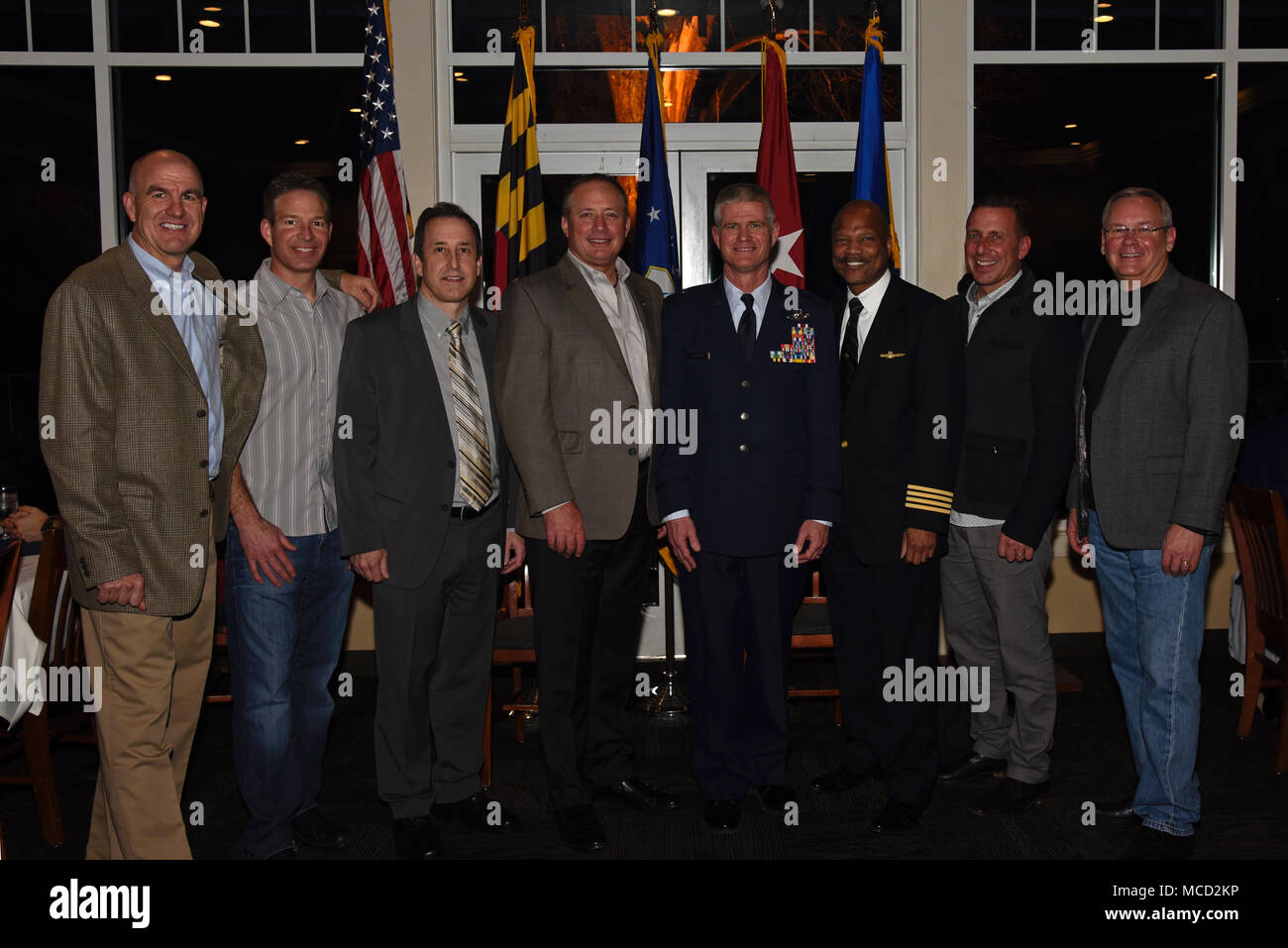 Air Force Brig. Gen. Paul Johnson, 175th vice wing commander, poses for ...