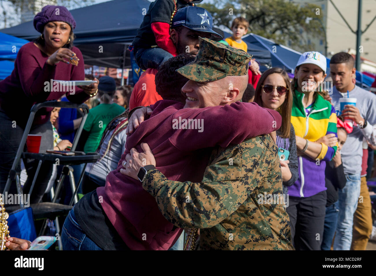 Sgt. Maj. Michael A. Miller, sergeant major of 4th Marine Division ...
