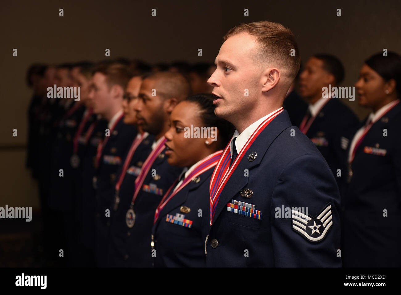 Staff Sgt. Justin Wilson, Airman Leadership School graduate of Class 18 ...