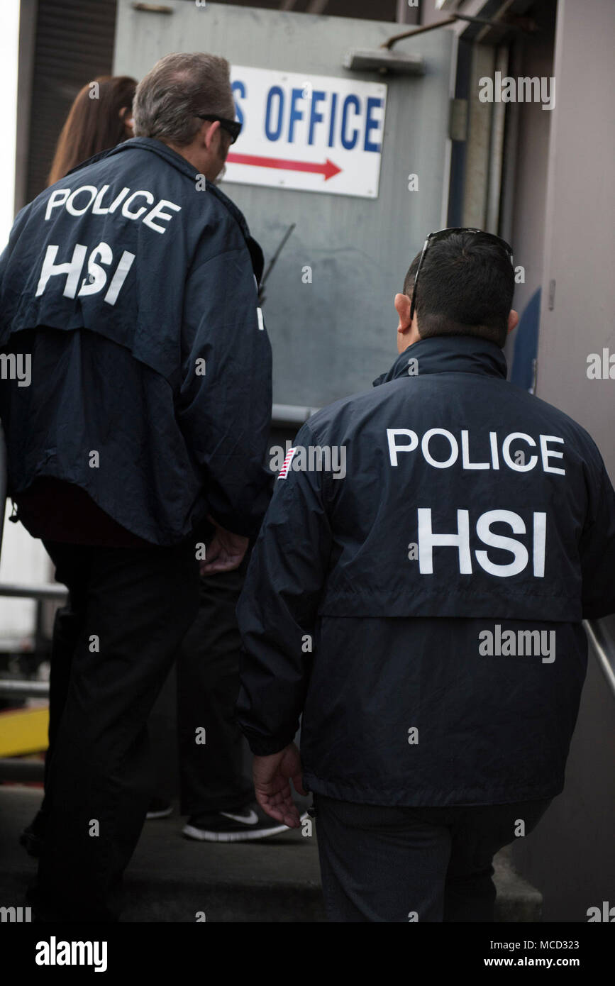 U S Immigration And Customs Inspection High Resolution Stock ...