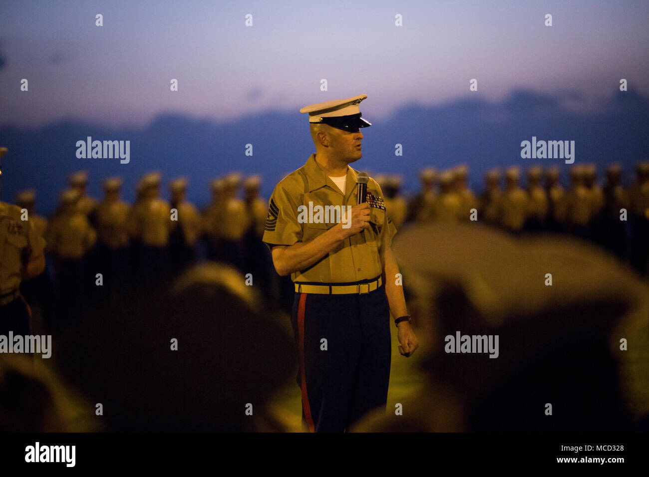 U.S. Marine Corps Sgt. Maj. Robert K. Williamson, sergeant major of U.S ...