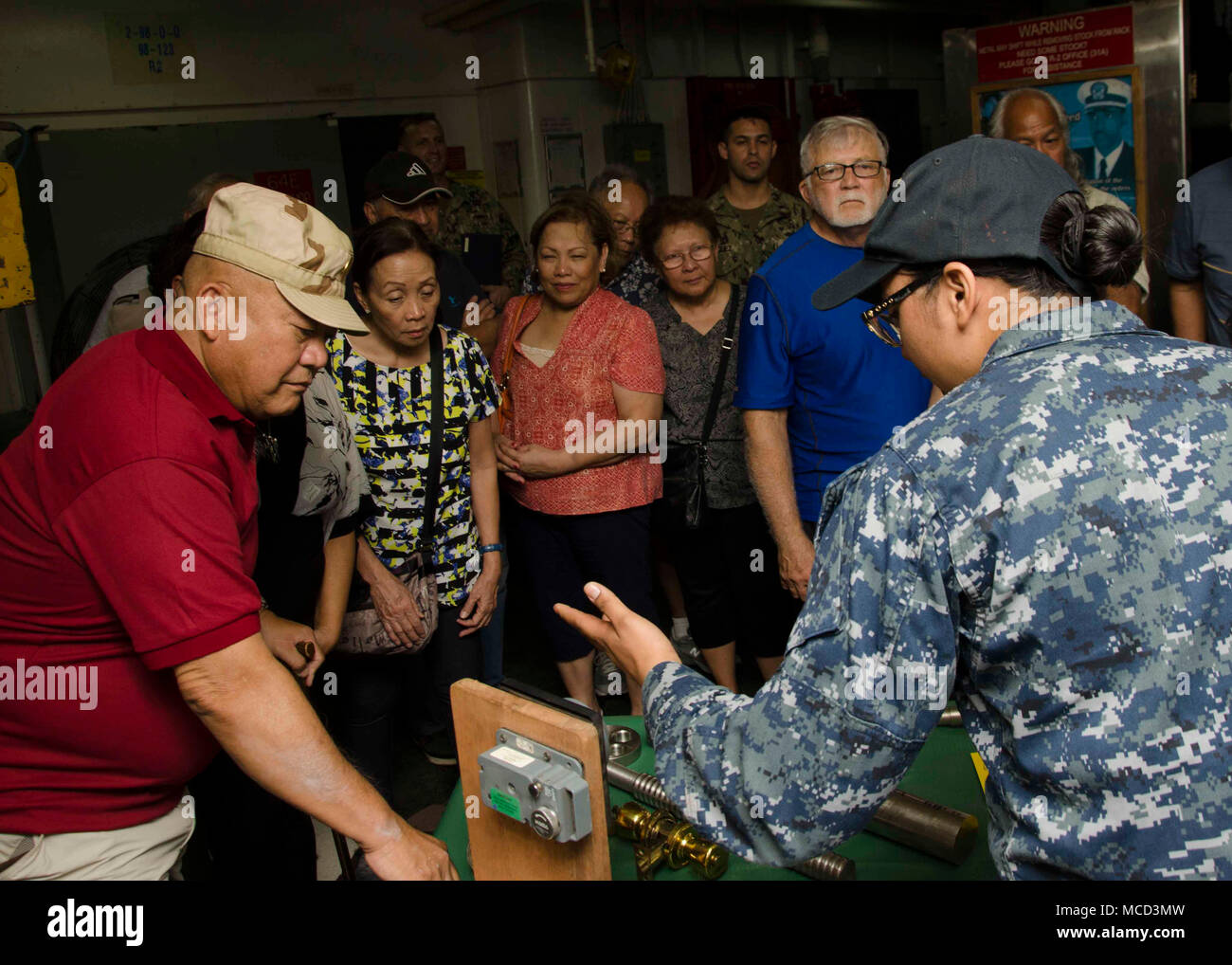 POLARIS POINT, Guam (Feb. 15, 2018) Machinery Repairman Fireman Alondra ...