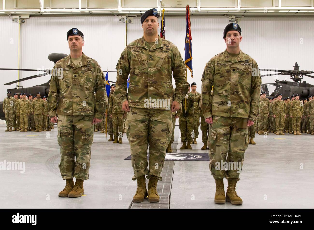 Col. Clair A. Gill, commander of the 10th Combat Aviation Brigade ...