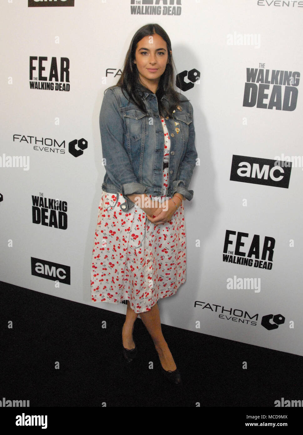 LOS ANGELES, CA - APRIL 15: Actress Alanna Masterson attends AMC ...