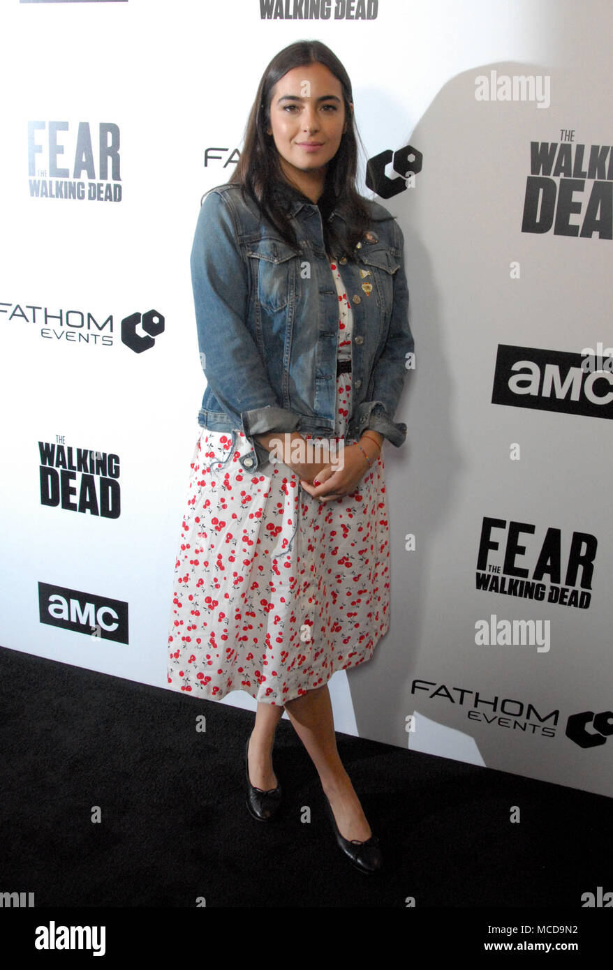 LOS ANGELES, CA - APRIL 15: Actress Alanna Masterson attends AMC ...