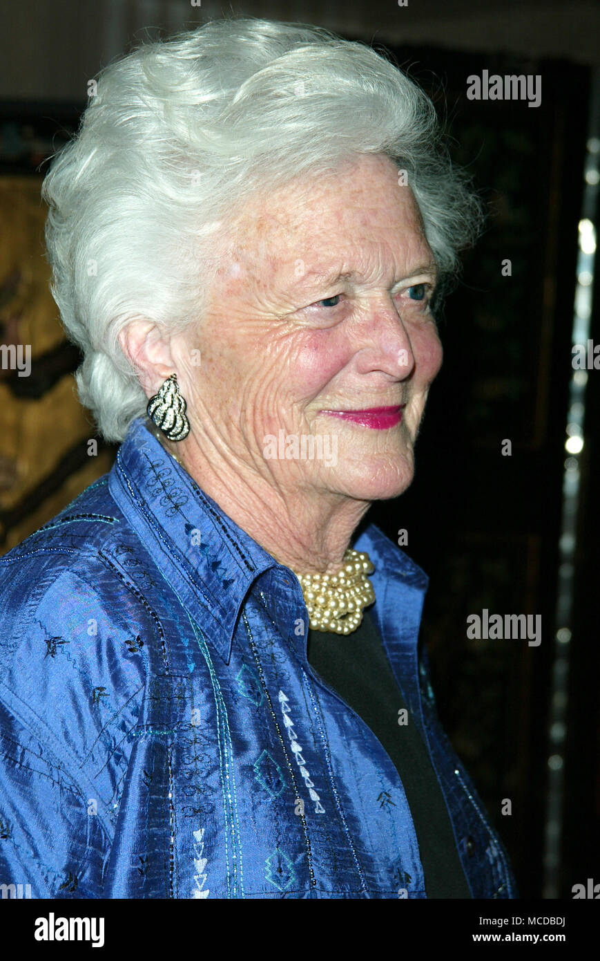 Barbara Bush attending CASA'S Eleventh Anniversary Awards Dinner Honors ...