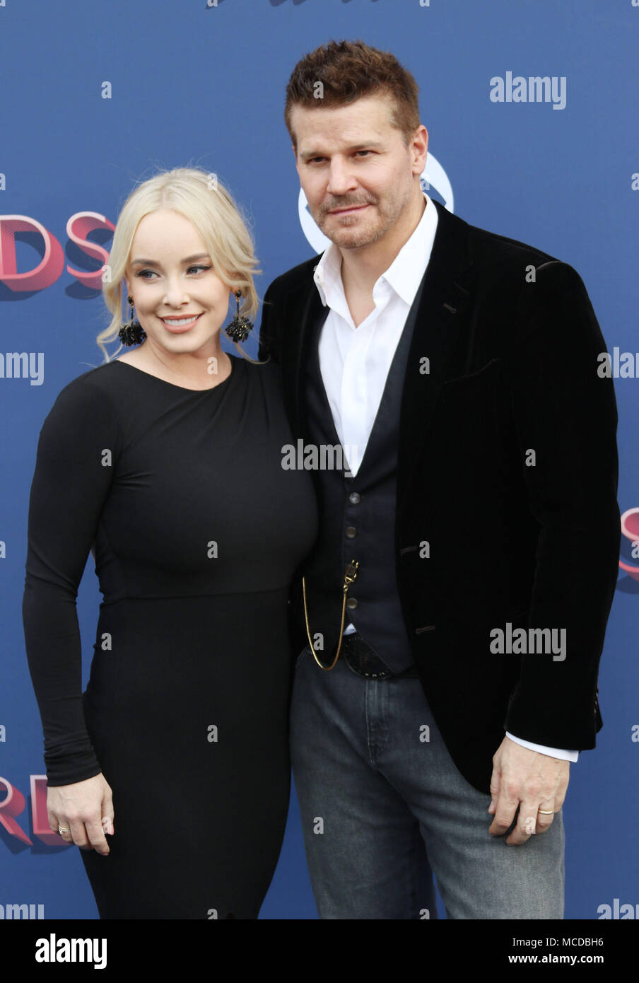 Jamie bergman and david boreanaz hi-res stock photography and images ...