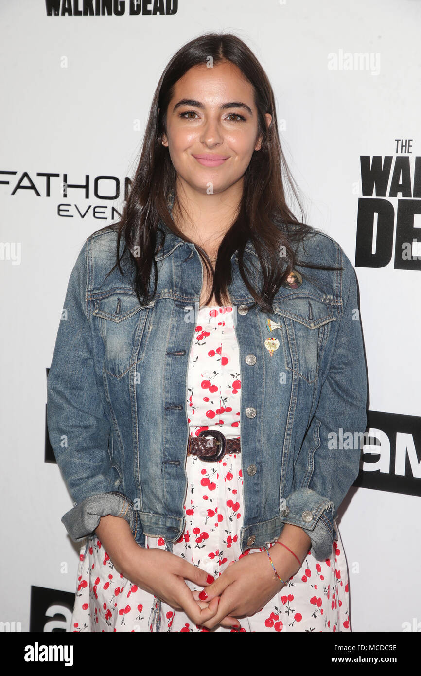 Los Angeles, Ca, USA. 15th Apr, 2018. Alanna Masterson, at AMC's ...