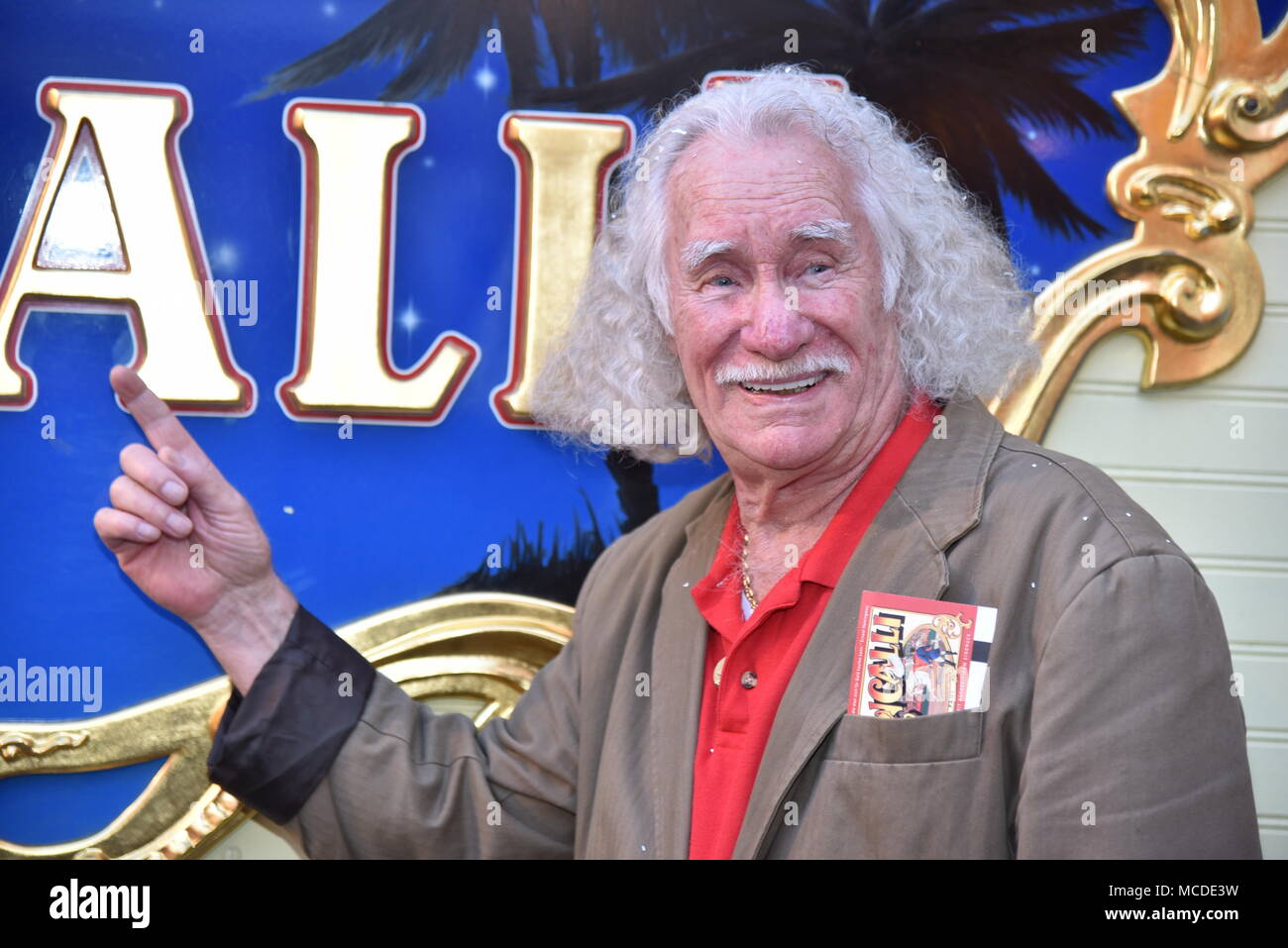 12 April 2018, Germany, Cologne: Musician Hans Sueper arrives at the ...