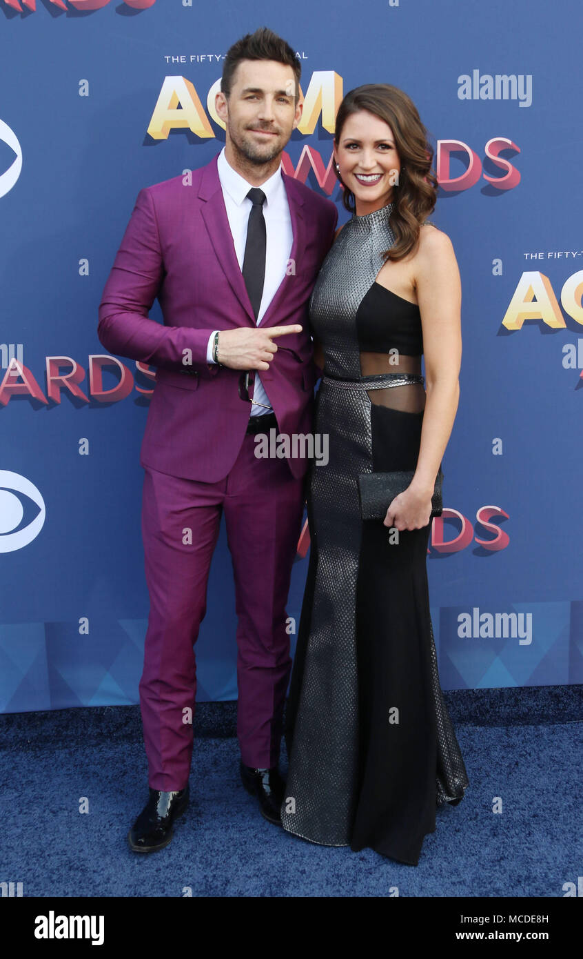 Las Vegas, Nevada, USA. 16th Apr, 2018. Singer Jake Owens attends the ...