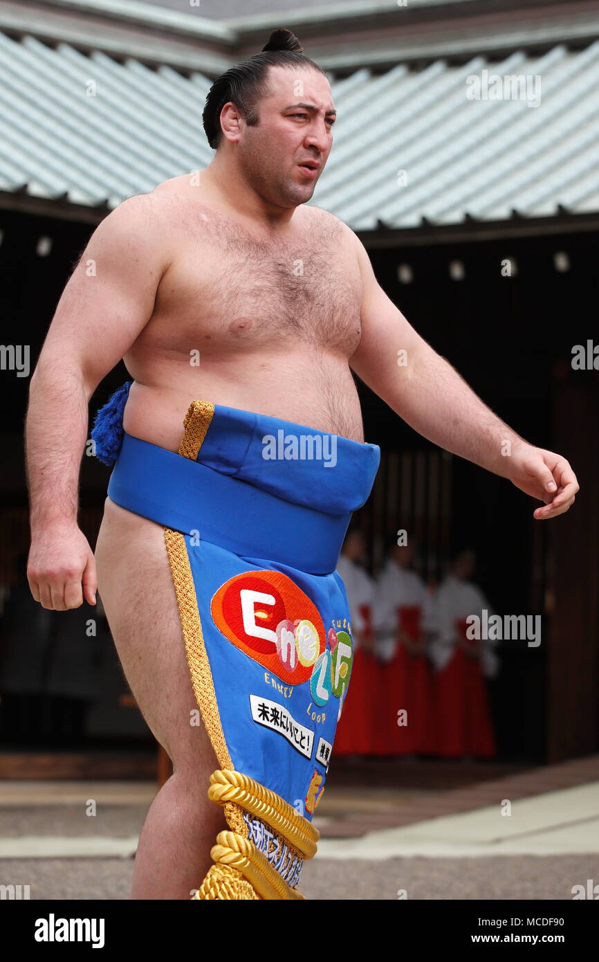 Tokyo Japan. 16th Apr, 2018. Tochinoshin, APRIL 16, 2018 - Sumo ...