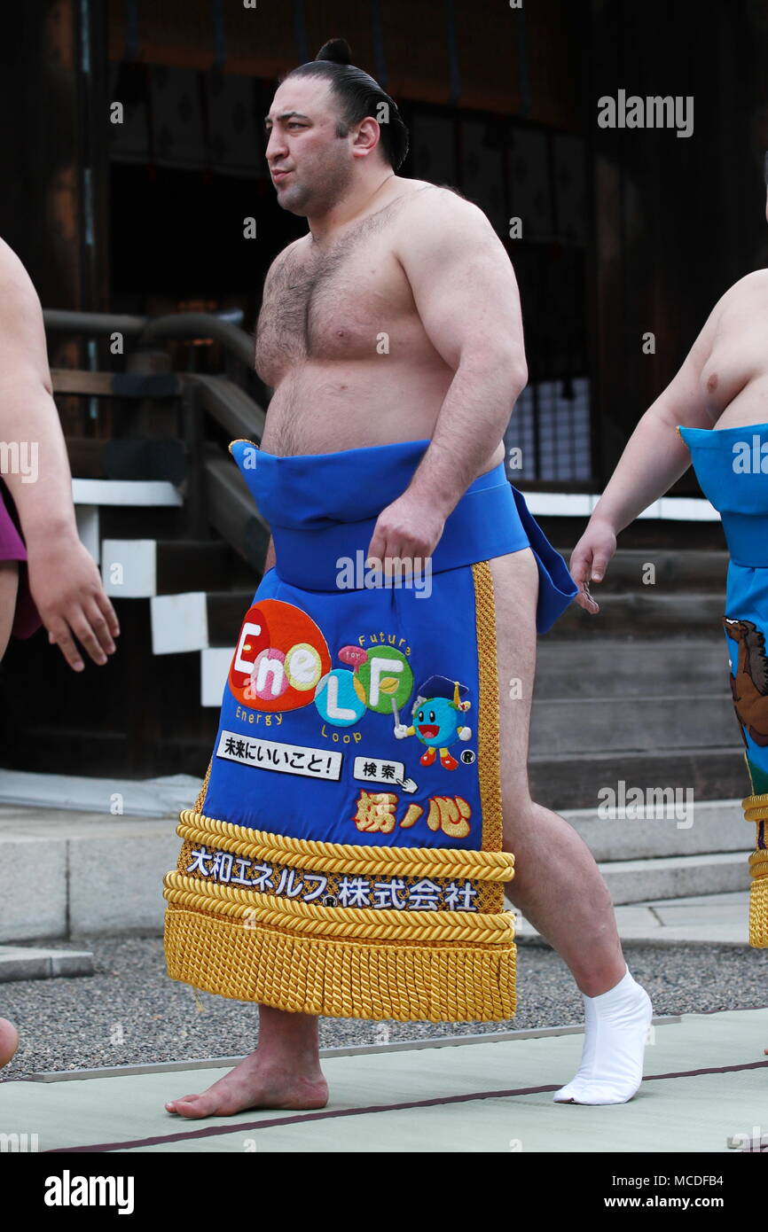 Tokyo Japan. 16th Apr, 2018. Tochinoshin, APRIL 16, 2018 - Sumo ...