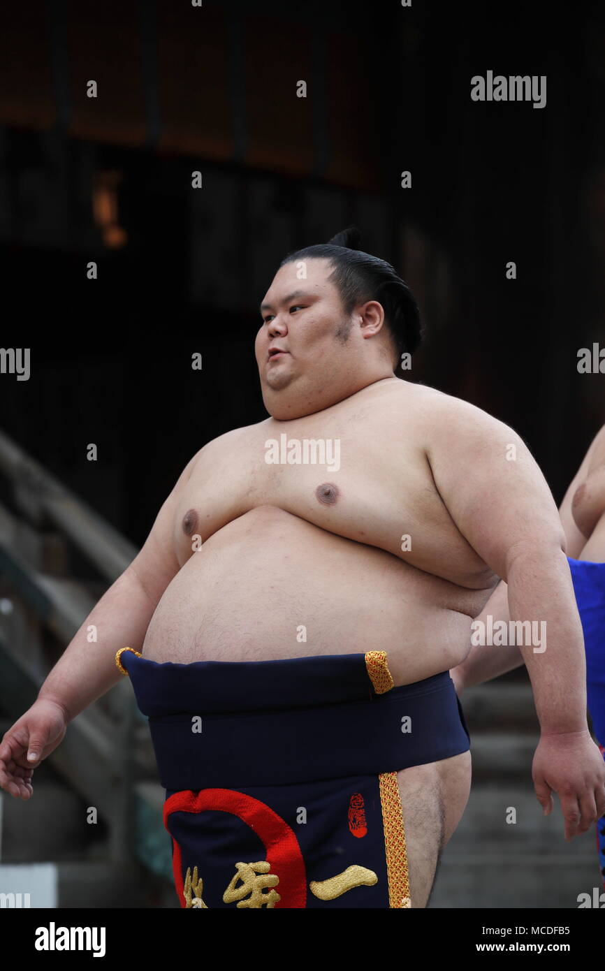 Tokyo Japan. 16th Apr, 2018. Chiyomaru, APRIL 16, 2018 - Sumo : Annual ...