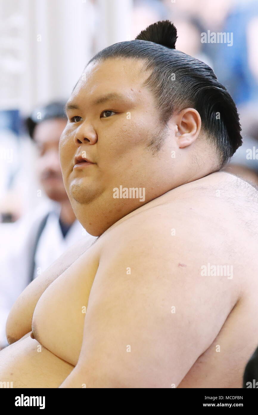 Tokyo Japan. 16th Apr, 2018. Chiyomaru, APRIL 16, 2018 - Sumo : Annual ...