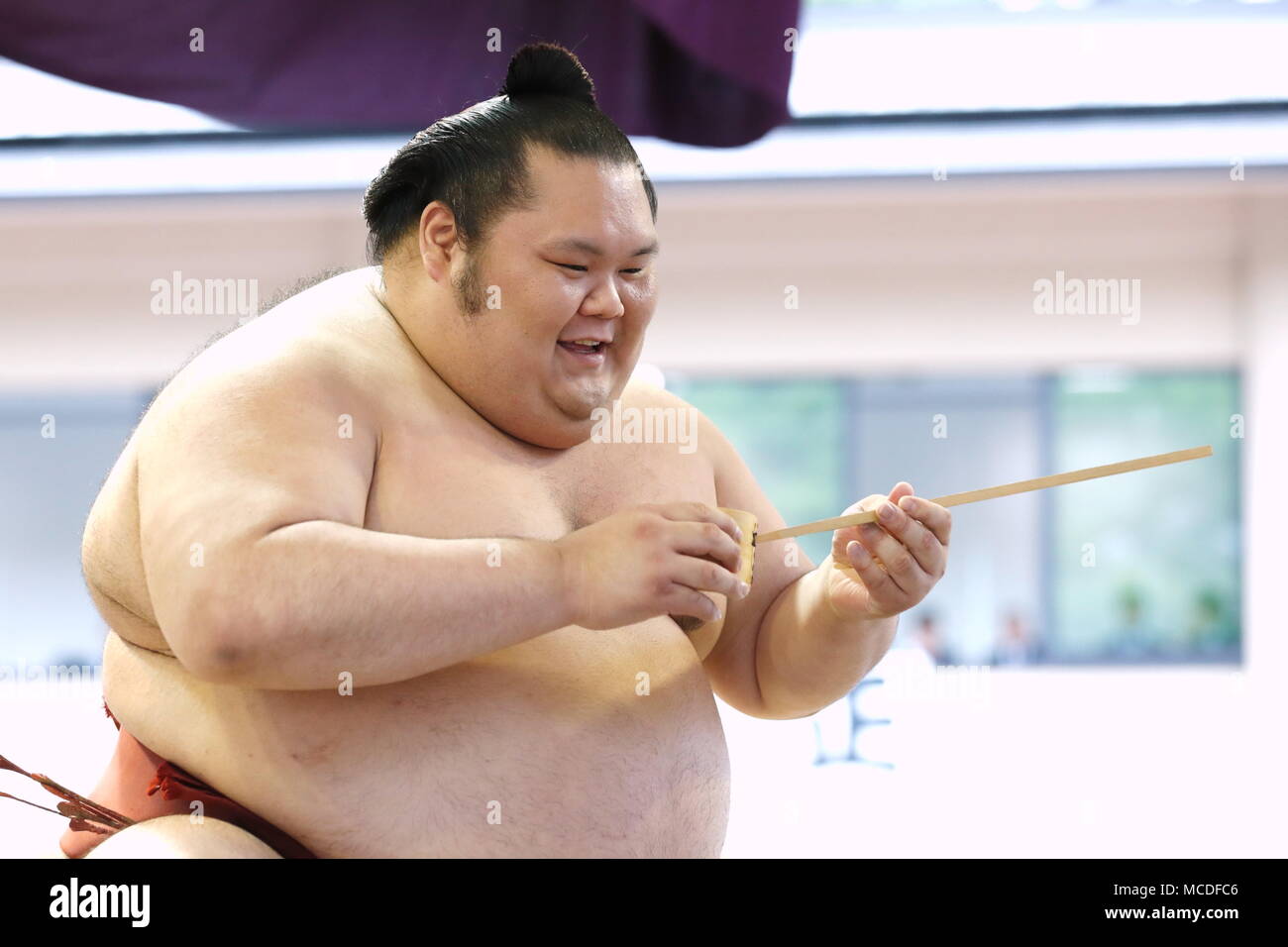 Tokyo Japan. 16th Apr, 2018. Chiyomaru, APRIL 16, 2018 - Sumo : Annual ...