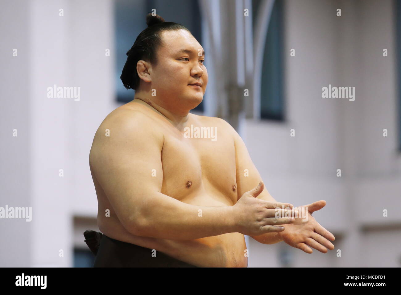 Tokyo Japan. 16th Apr, 2018. Hakuho, APRIL 16, 2018 - Sumo : Annual ...