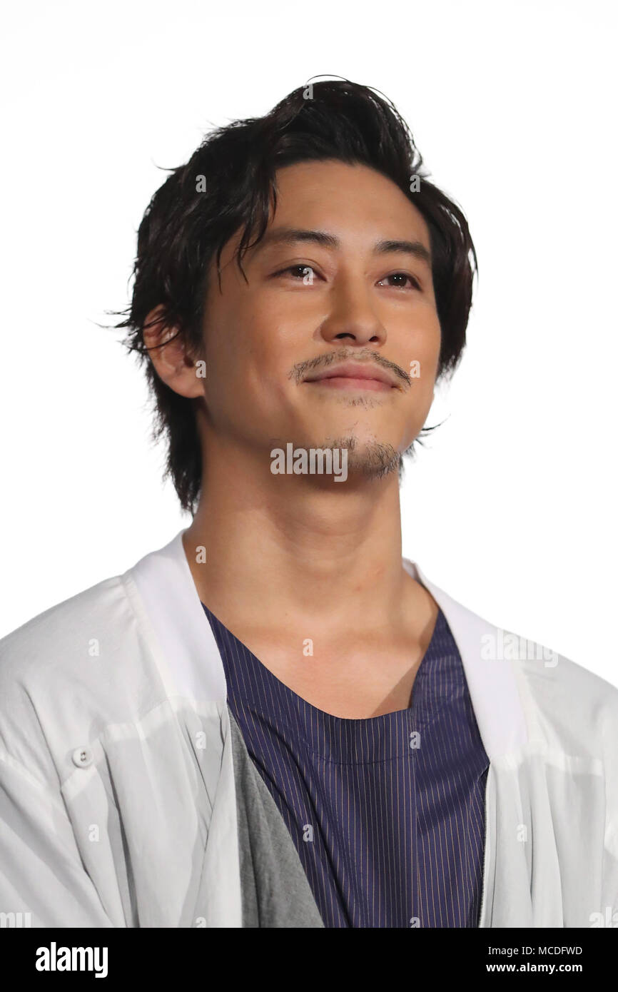 Tokyo, Japan. 16th Apr, 2018. Japanese actor Gaku Sano attends a special fan meeting for the ...